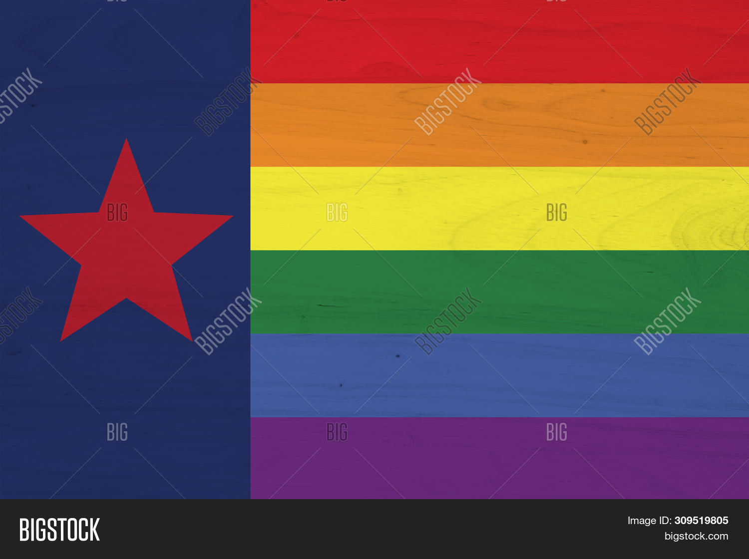 Texas Pride Flag On Image & Photo (Free Trial) | Bigstock