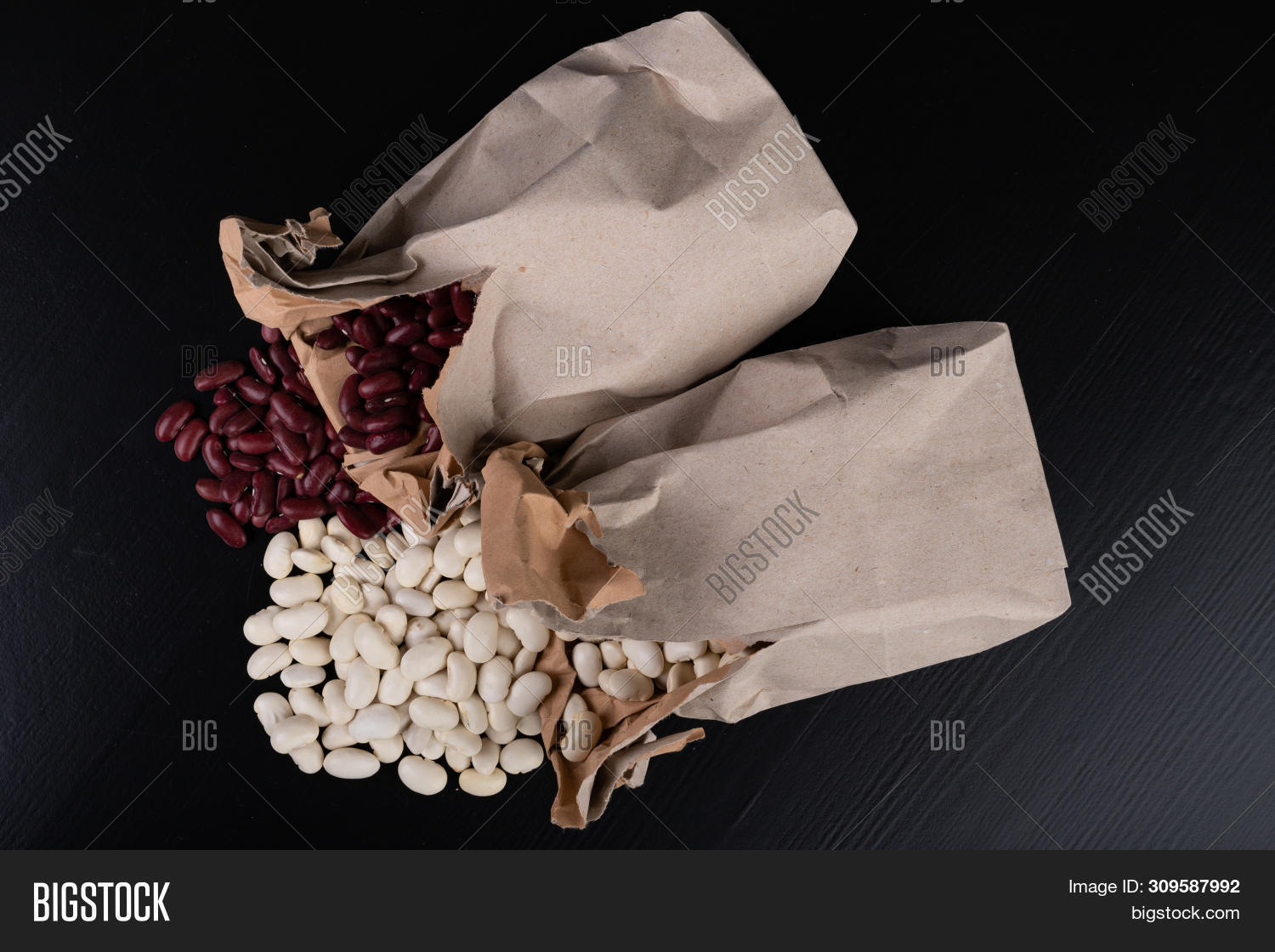 Bean Paper Bags On Image & Photo (Free Trial) | Bigstock