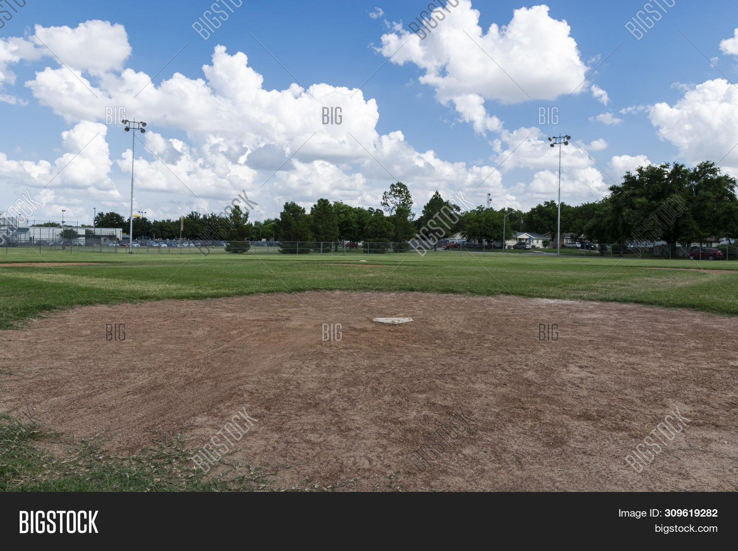 Baseball Field Behind Image & Photo (Free Trial) | Bigstock