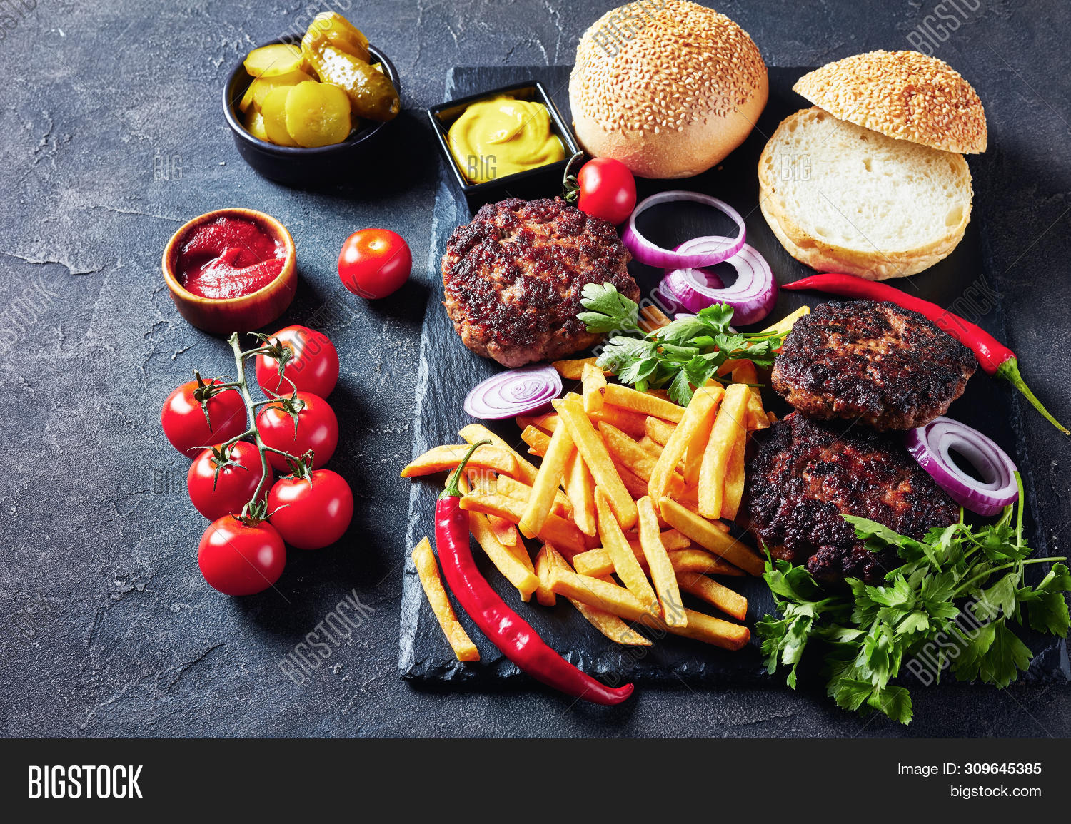 Hamburger Building Kit Image & Photo (Free Trial) | Bigstock