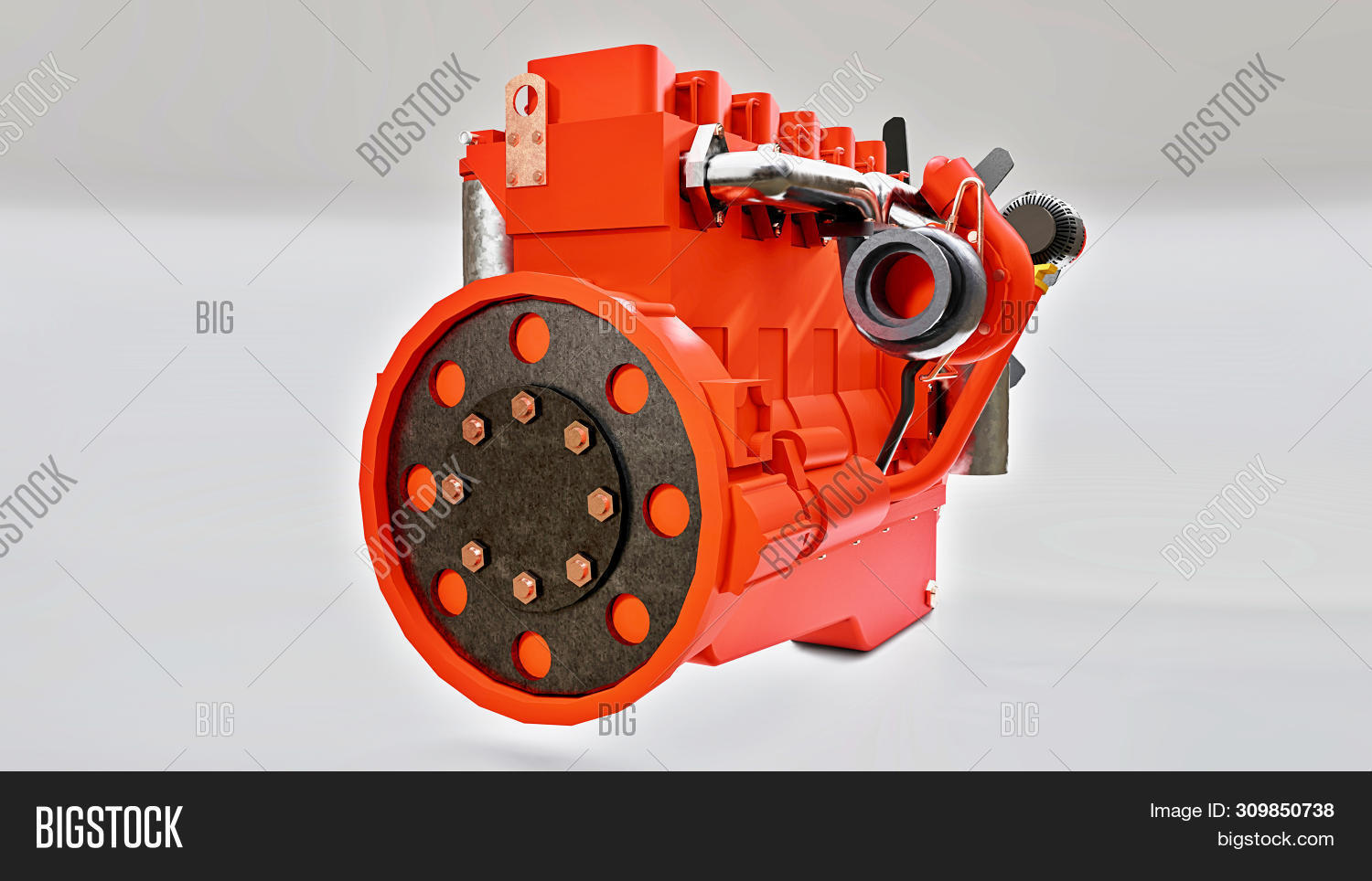 Big Diesel Engine Image & Photo (Free Trial) | Bigstock