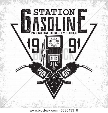 Vintage Gas Station Logo