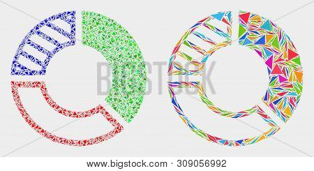 Pie Chart Collage Vector & Photo (Free Trial) | Bigstock