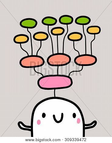 Mind Map Hand Drawn Vector & Photo (Free Trial) | Bigstock