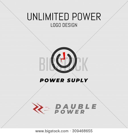 Unlimited Power Logo Vector & Photo (Free Trial) | Bigstock