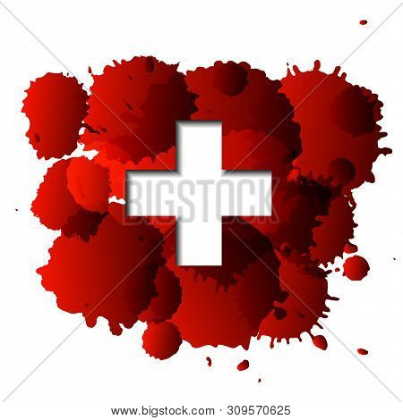 First Aid Cross On Vector & Photo (Free Trial) | Bigstock