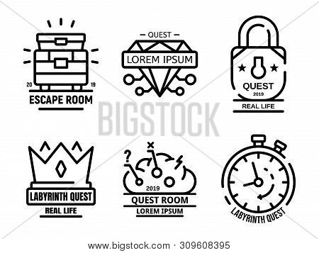 Quest Game Icons Set Vector & Photo (Free Trial) | Bigstock