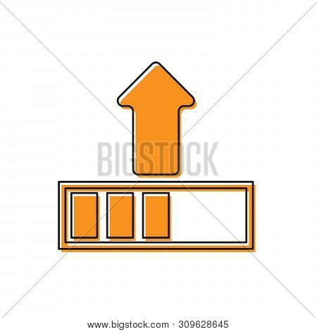 Orange Loading Icon Vector & Photo (Free Trial) | Bigstock