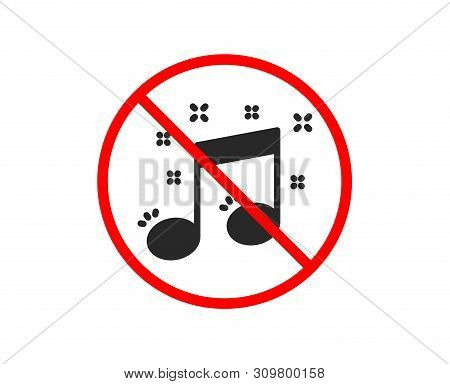 No Stop. Musical Note Vector & Photo (Free Trial) | Bigstock
