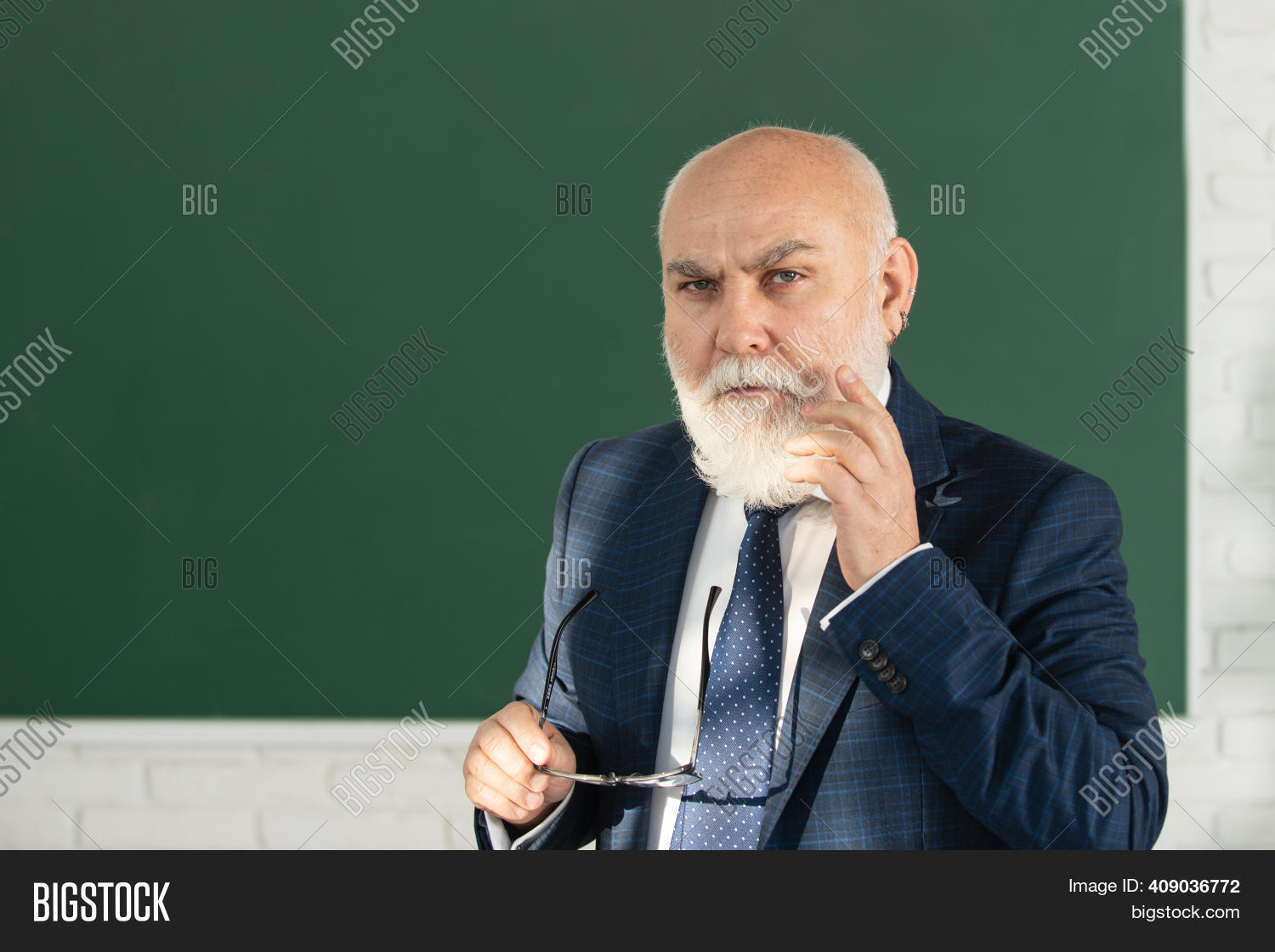 Grey Hair Professor Image & Photo (Free Trial) | Bigstock