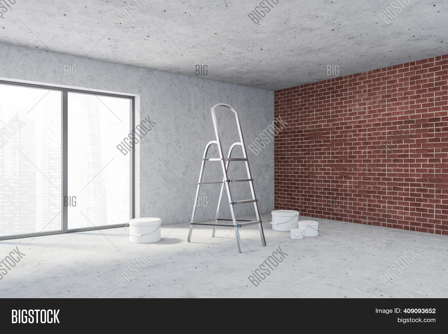 Grey Empty Hall Image & Photo (Free Trial) | Bigstock