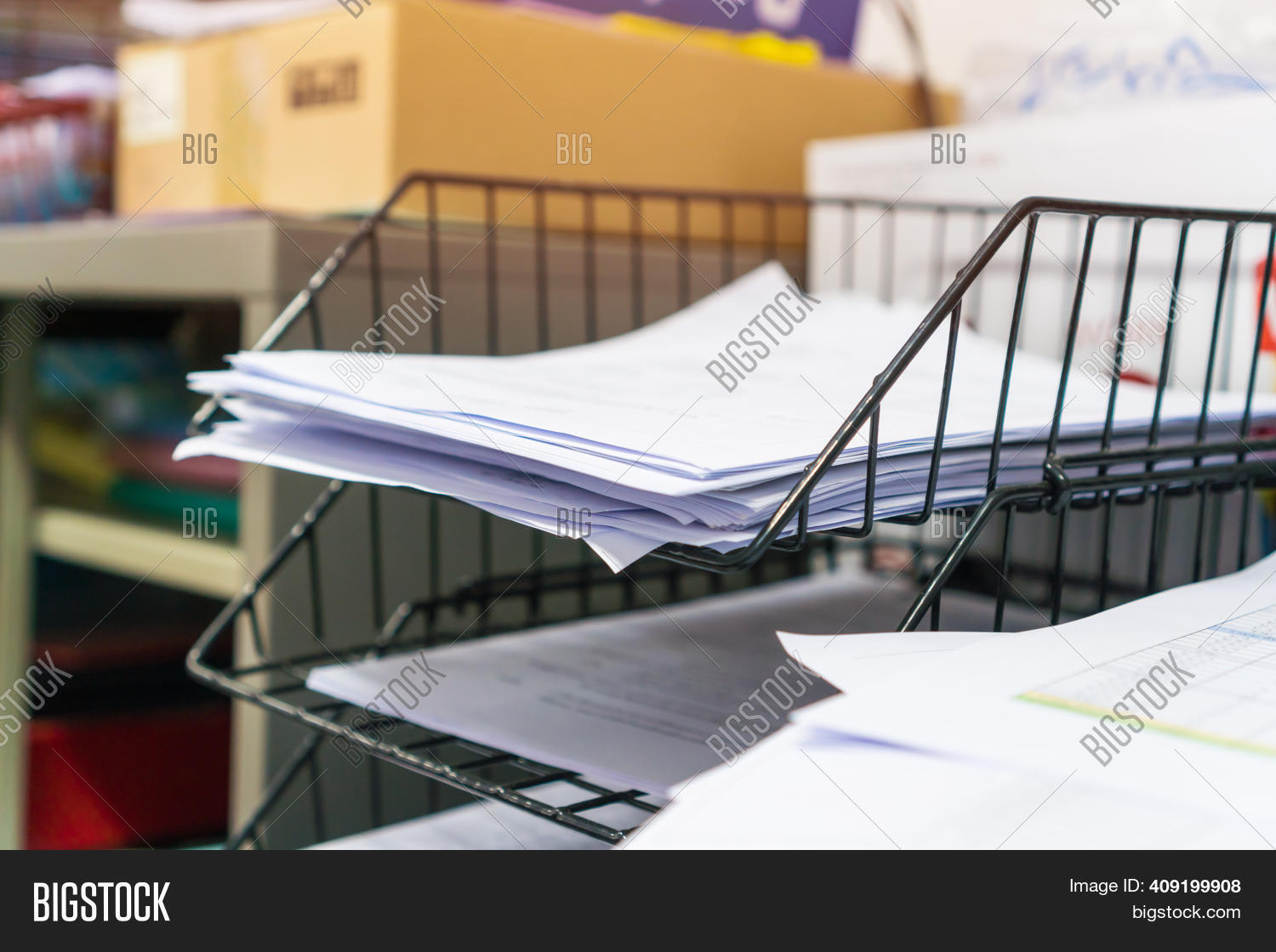 Stack Paper Documents Image & Photo (Free Trial) | Bigstock