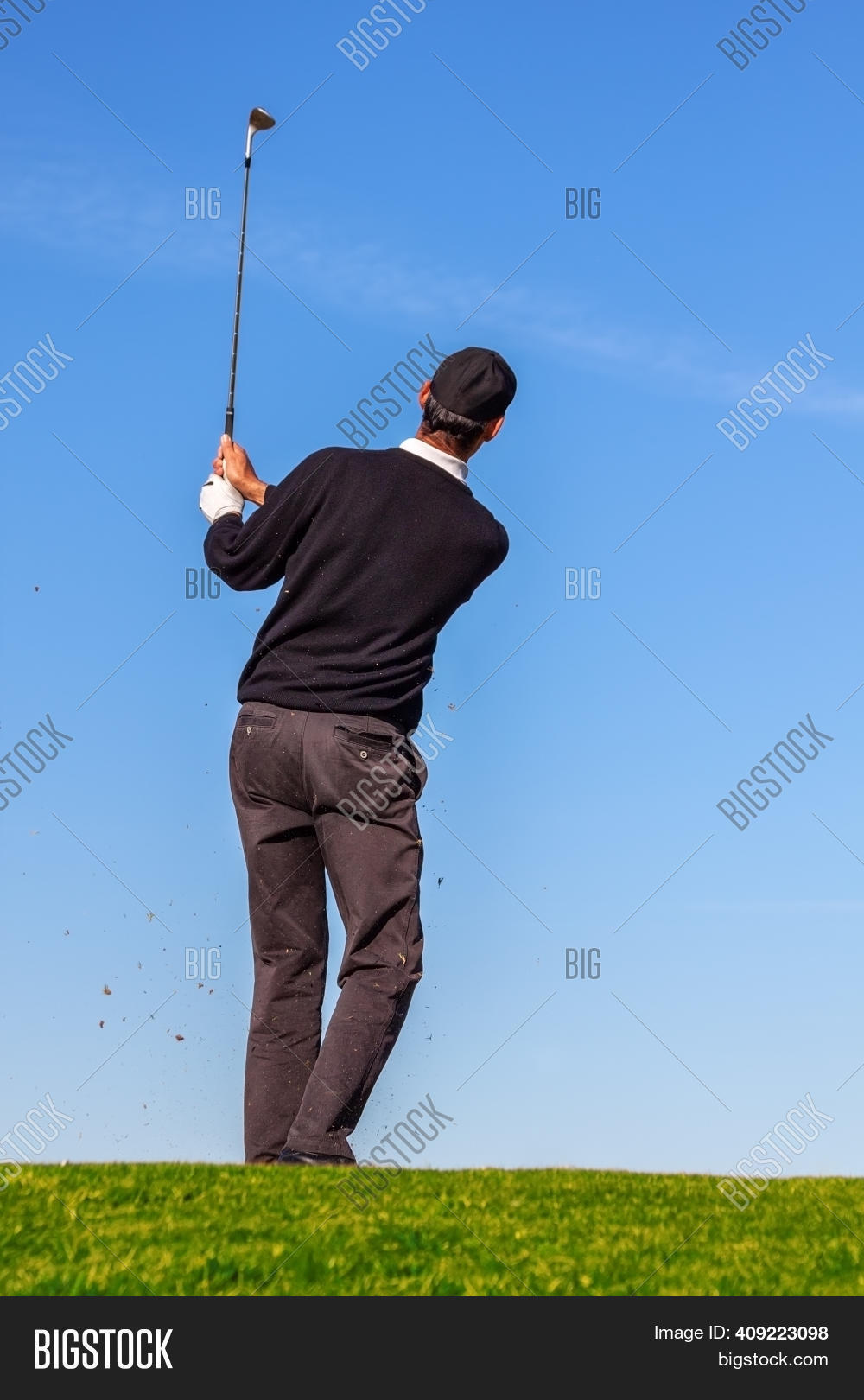 Golfer Hitting Golf Image & Photo (Free Trial) | Bigstock