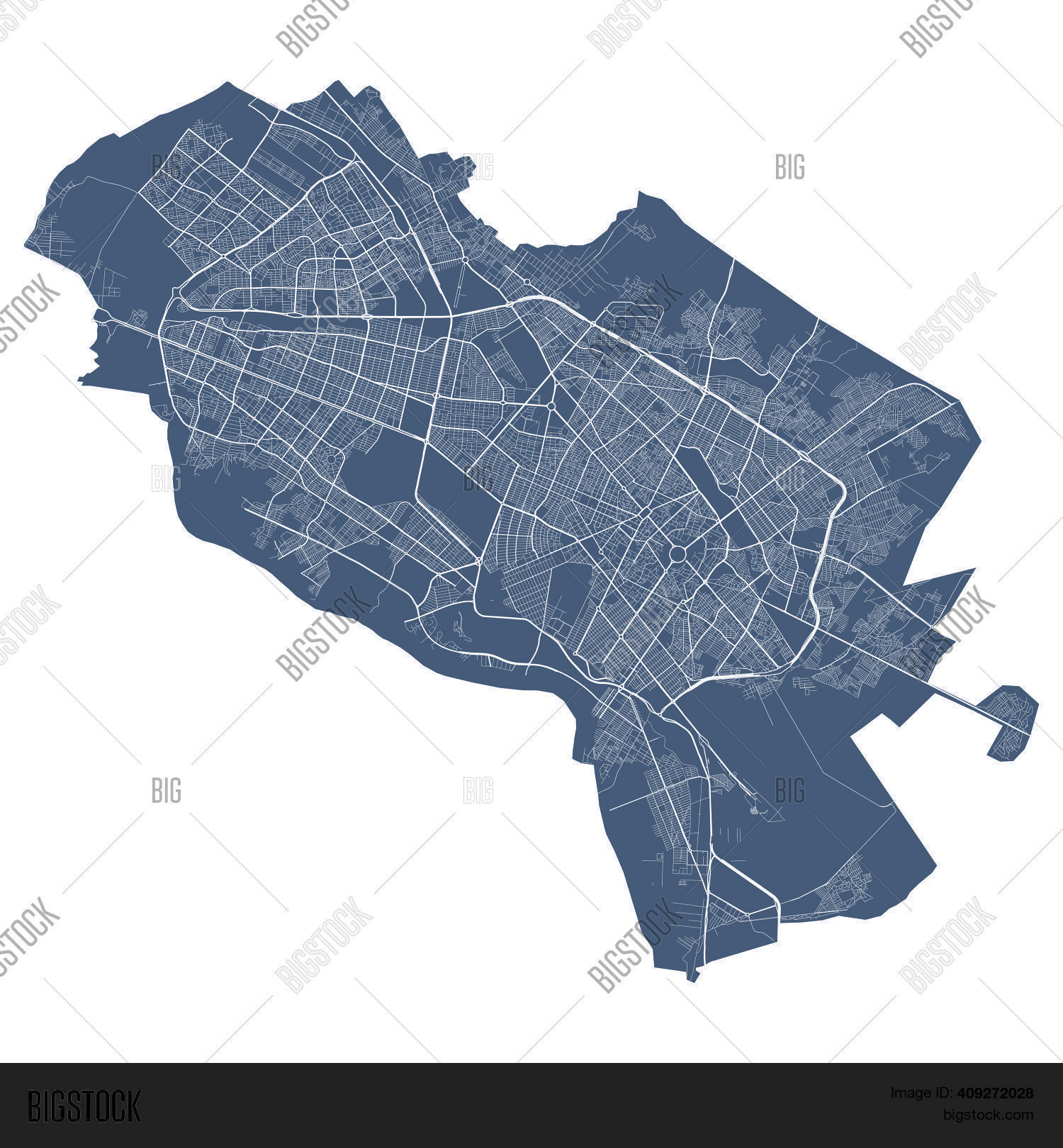 Mashhad Map. Detailed Vector & Photo (Free Trial) | Bigstock