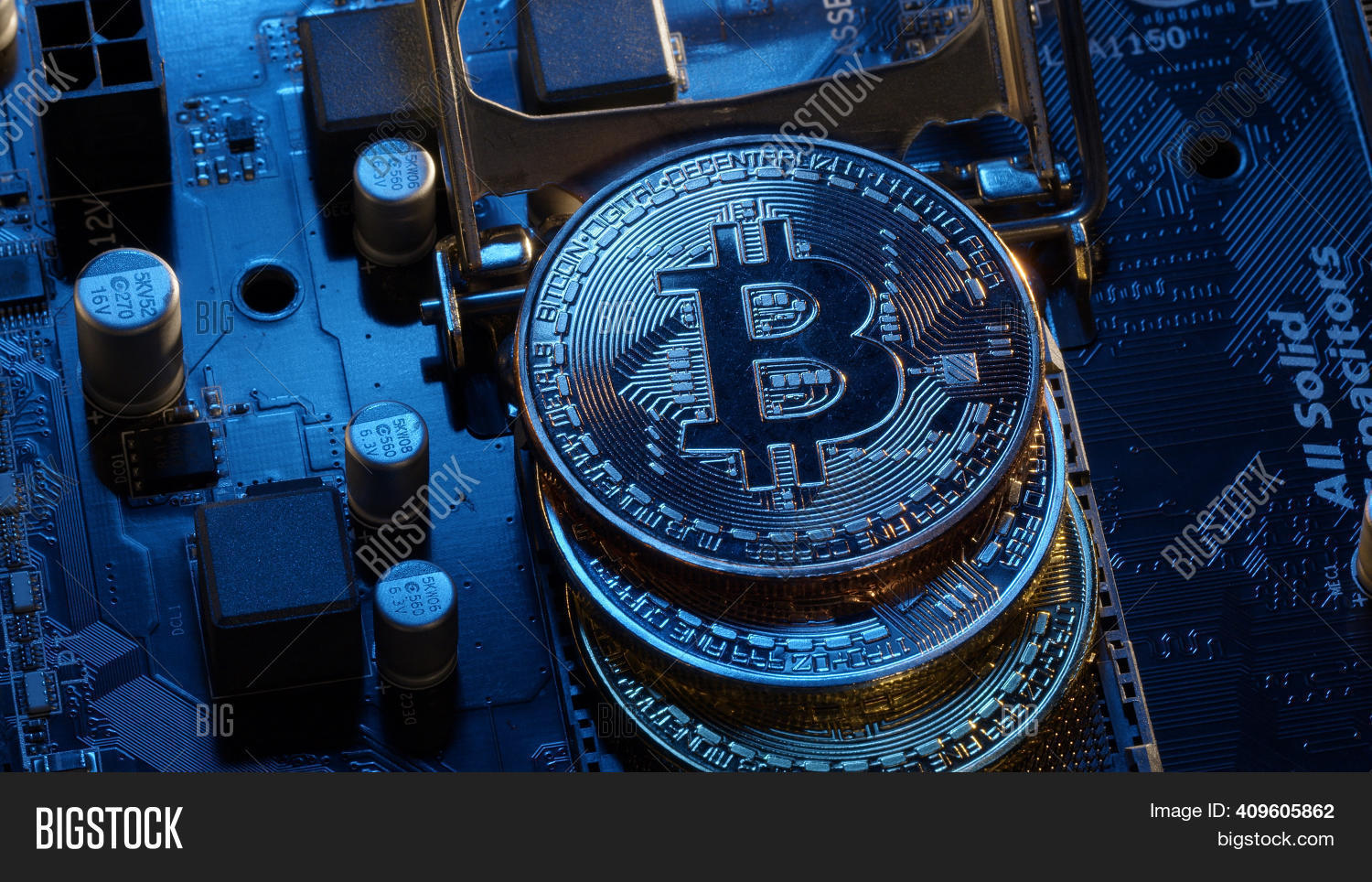 Bitcoin Mining. Btc Image & Photo (Free Trial) | Bigstock