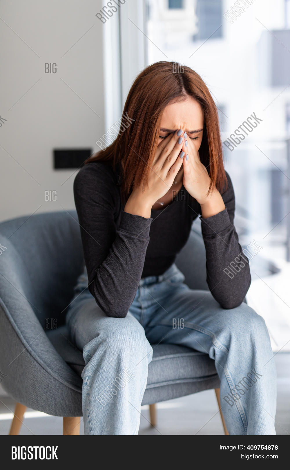 Woman Crying Suffering Image & Photo (Free Trial) | Bigstock
