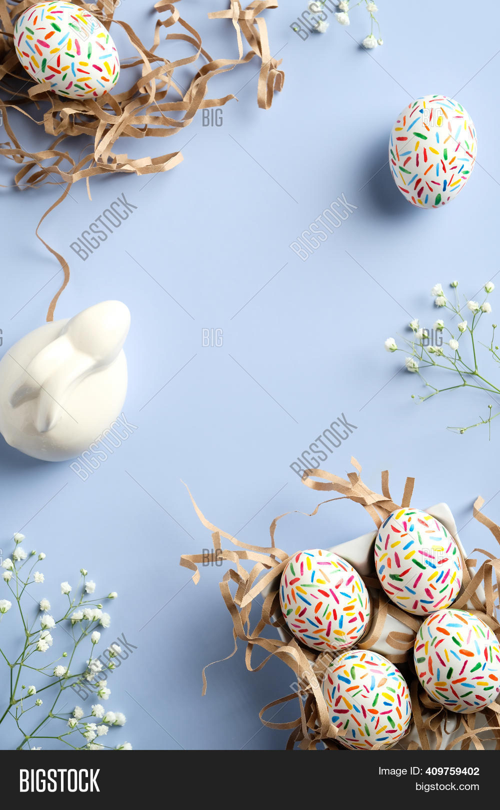 Happy Easter Flat Lay Image & Photo (Free Trial) | Bigstock