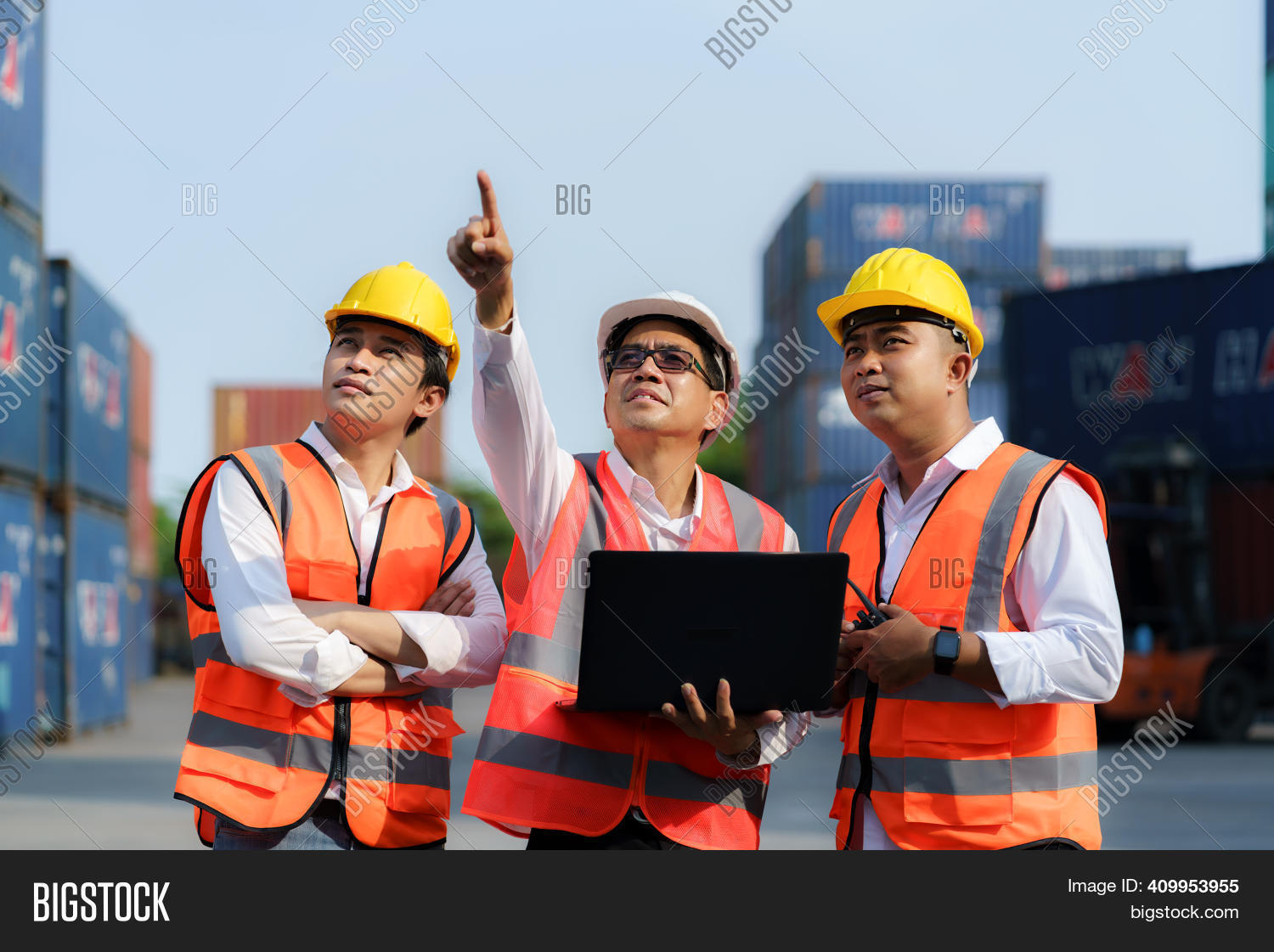 Asian Foreman Holding Image & Photo (Free Trial) | Bigstock