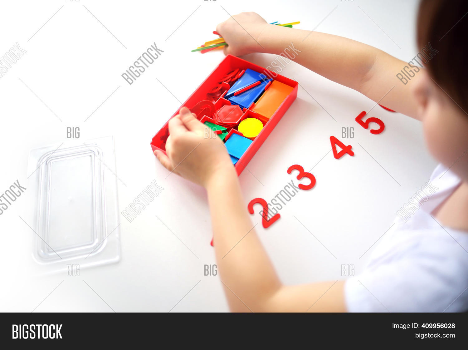 Child Learns Number Image & Photo (Free Trial) | Bigstock