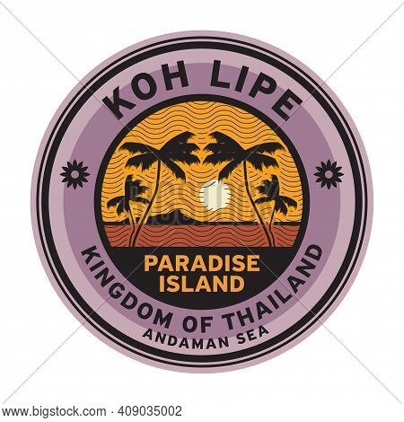 Stamp Label Name Koh Vector & Photo (Free Trial) | Bigstock