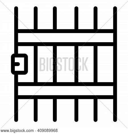 Prison Gate Icon. Vector & Photo (Free Trial) | Bigstock