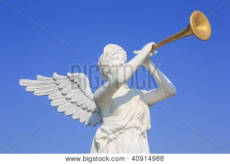 Angel Trumpet Statue Images, Illustrations & Vectors (Free) - Bigstock