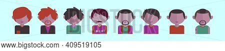 Set Men Cartoon Icon Vector & Photo (Free Trial) | Bigstock