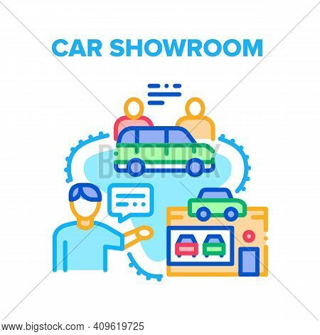 Car Showroom Vector Vector & Photo (Free Trial) | Bigstock