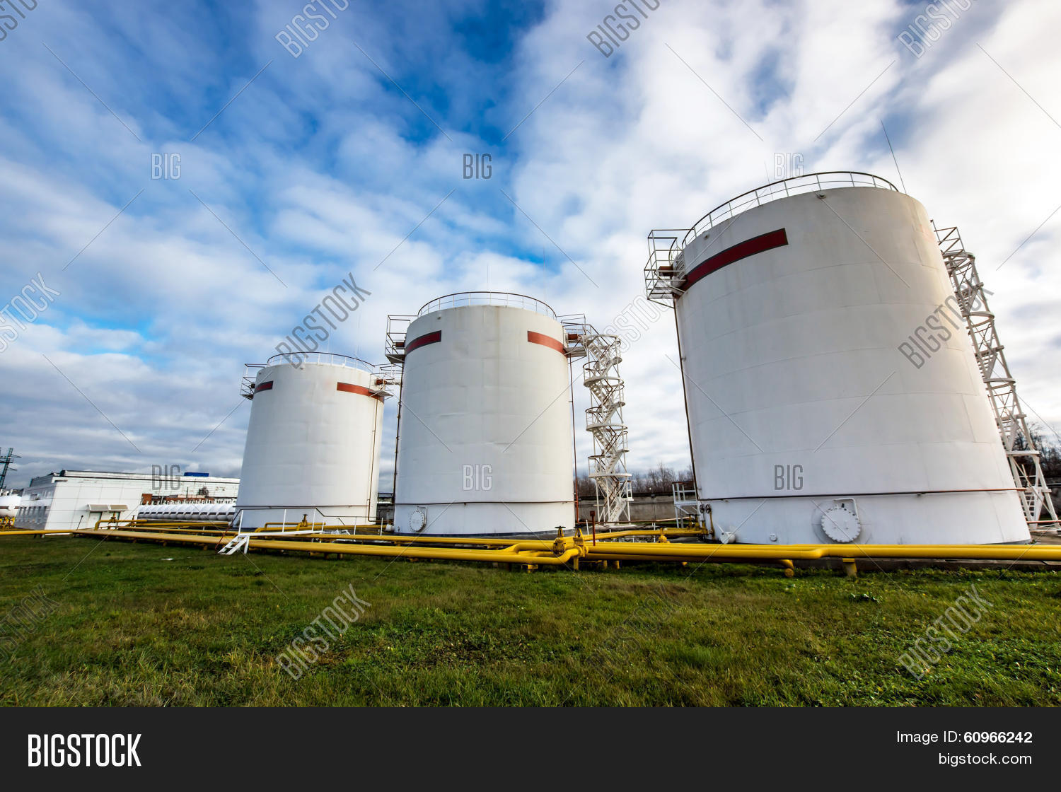 Big Oil Tanks Refinery Image & Photo (Free Trial) | Bigstock