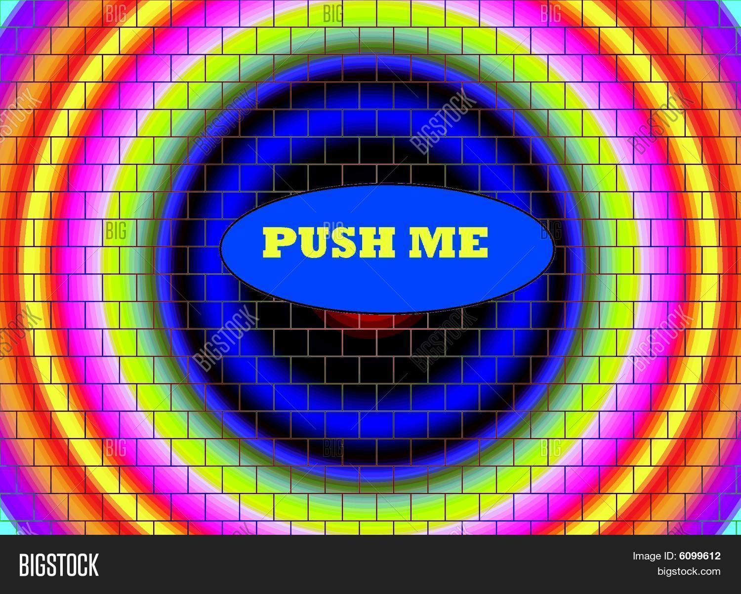 Push Me Button Image & Photo (Free Trial) | Bigstock