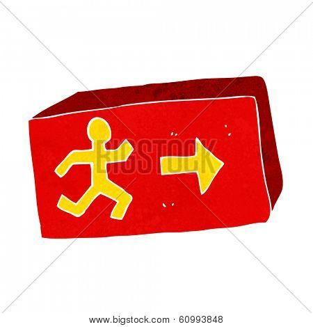 Cartoon Exit Sign Image & Photo (Free Trial) | Bigstock