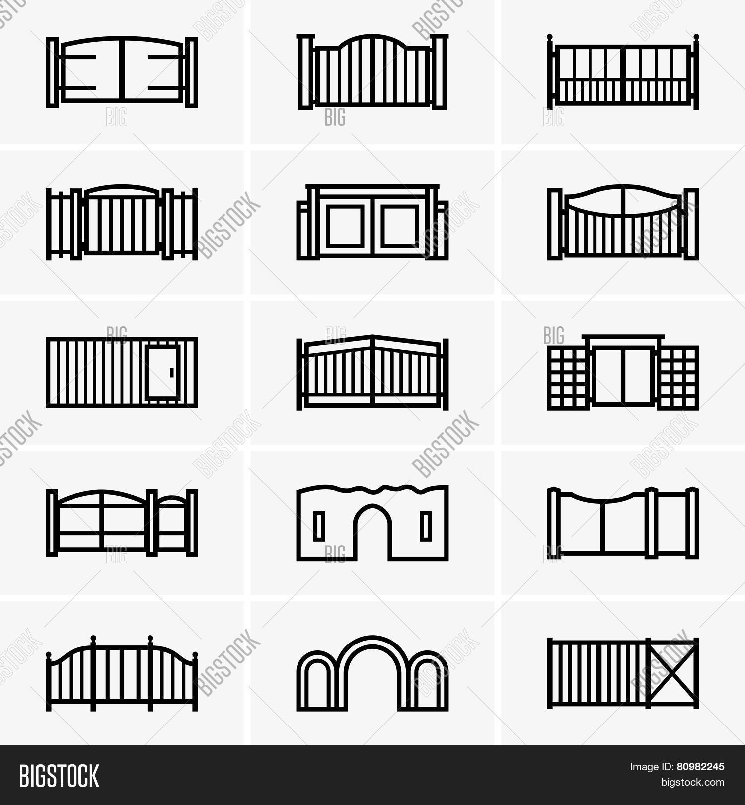 Gates Vector & Photo (Free Trial) | Bigstock