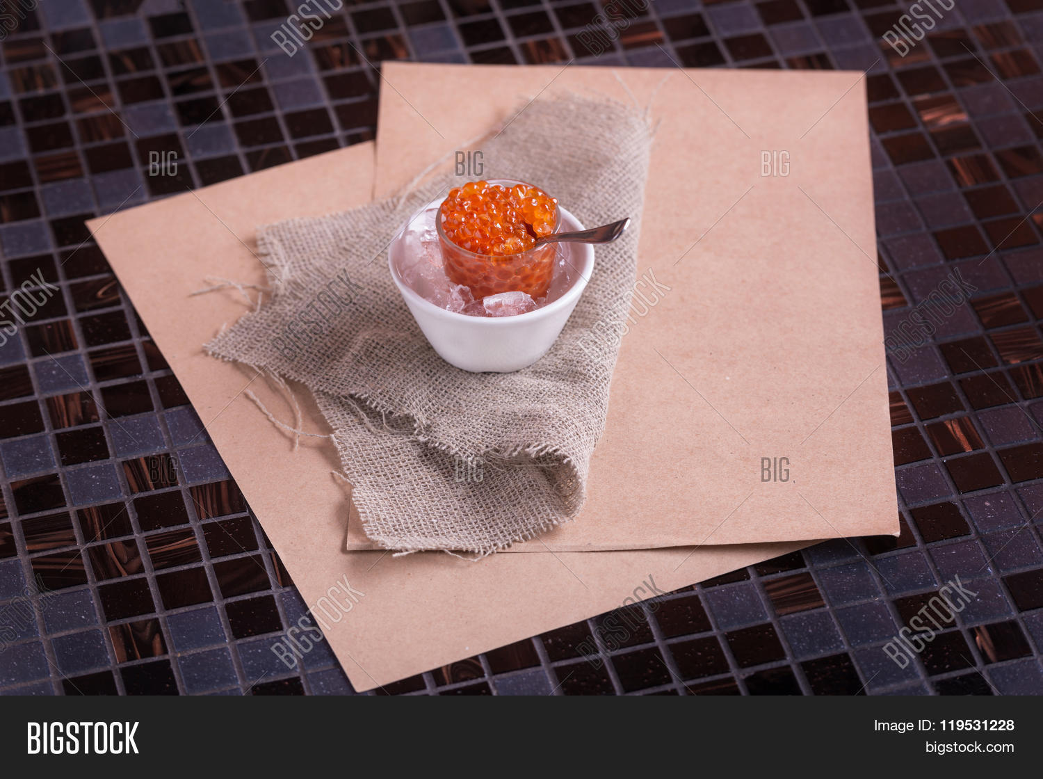 Red Cold Caviar White Image & Photo (Free Trial) | Bigstock