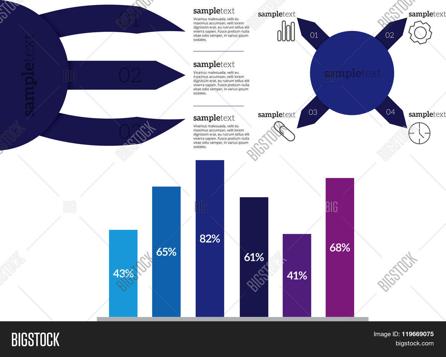 Infographics Vector Vector & Photo (Free Trial) | Bigstock