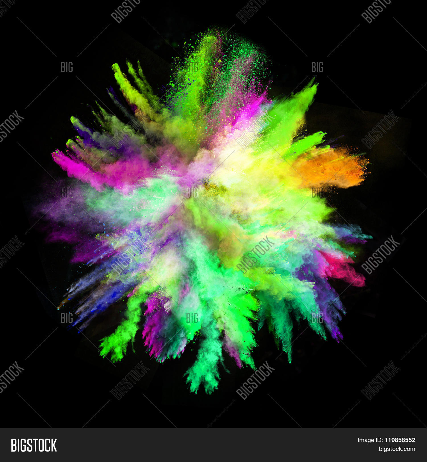 Explosion Colorful Image & Photo (Free Trial) | Bigstock
