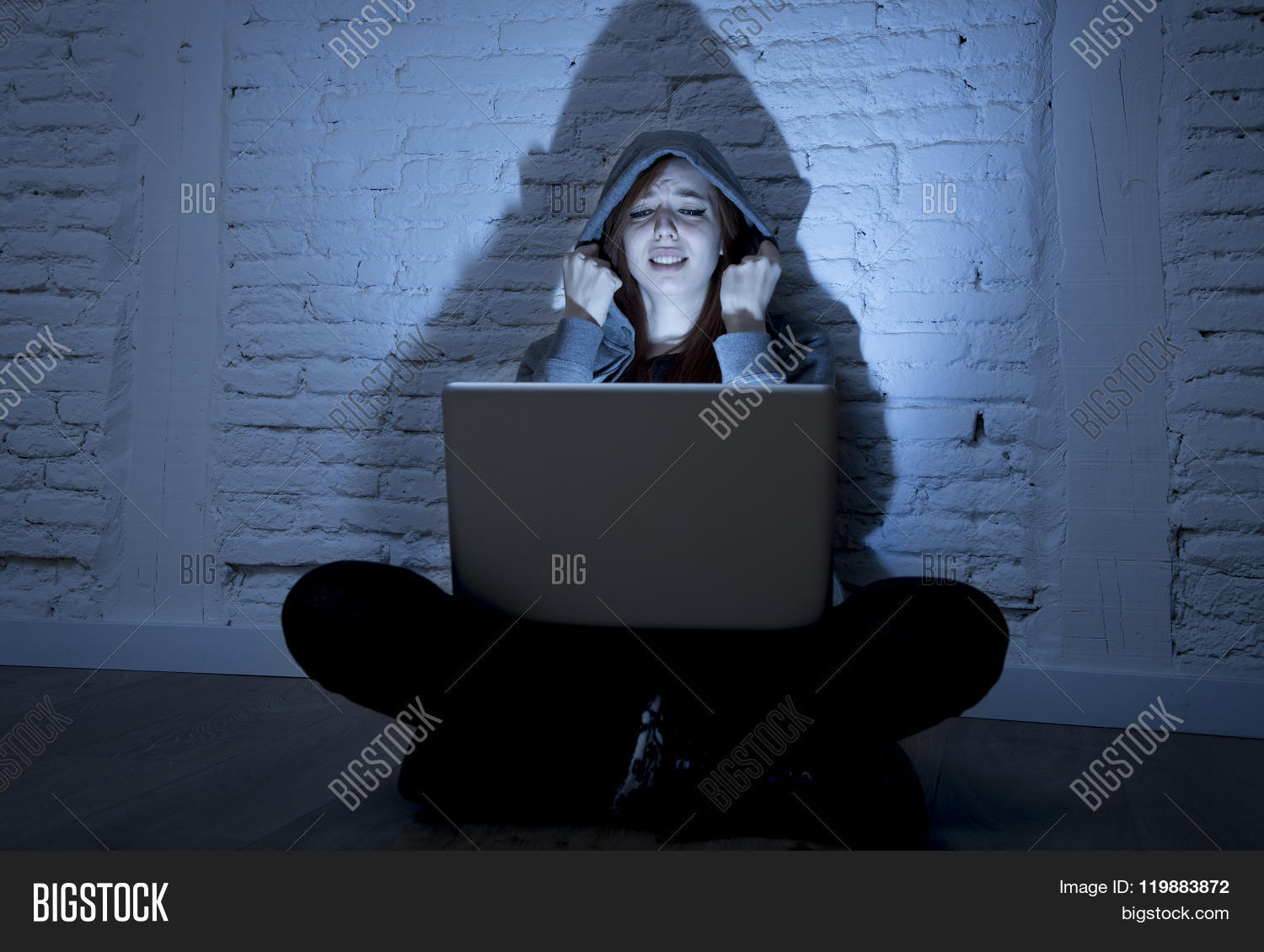 Sad Scared Female Image & Photo (Free Trial) | Bigstock