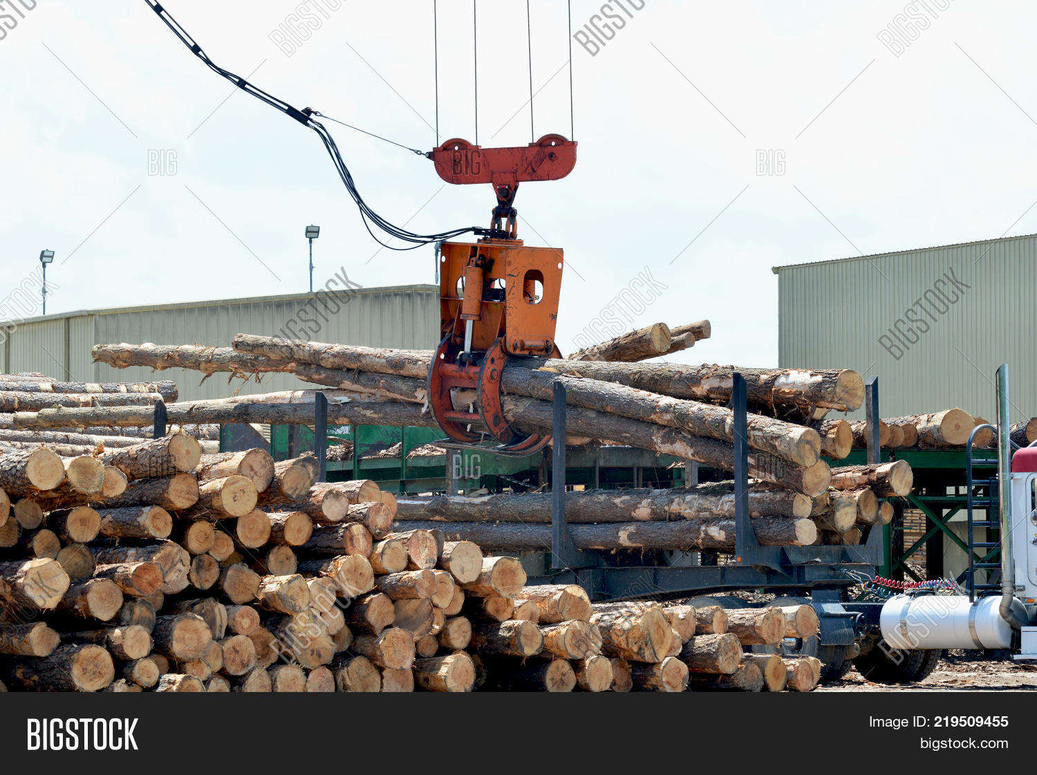 Loglift Crane Image & Photo (Free Trial) | Bigstock