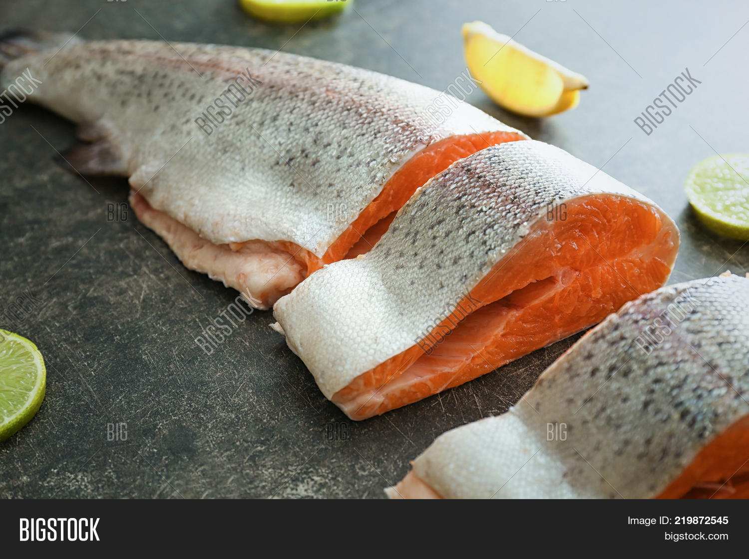 Cut Rainbow Trout On Image & Photo (Free Trial) | Bigstock