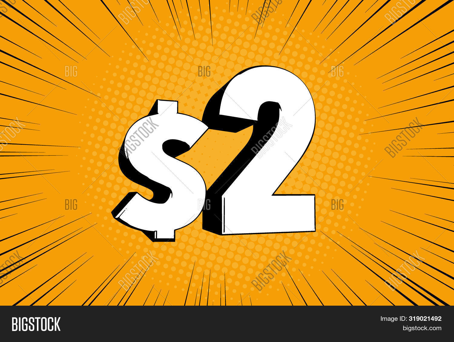 2$ Two Price Symbol. Vector & Photo (Free Trial) | Bigstock