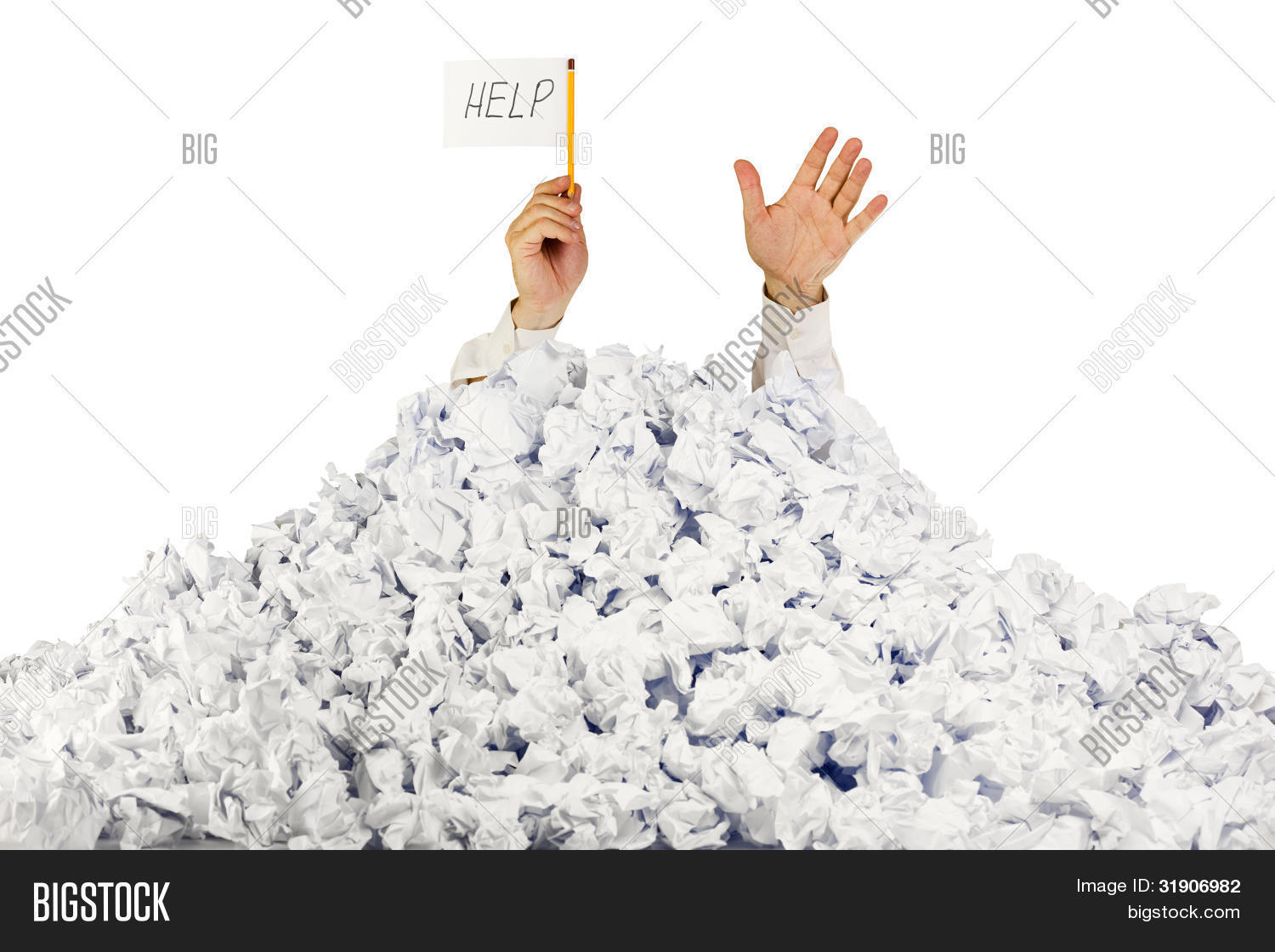 Person Under Crumpled Image & Photo (Free Trial) | Bigstock