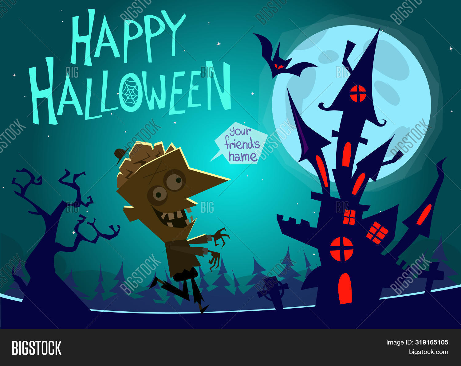Cartoon Haunted House Image & Photo (Free Trial) | Bigstock
