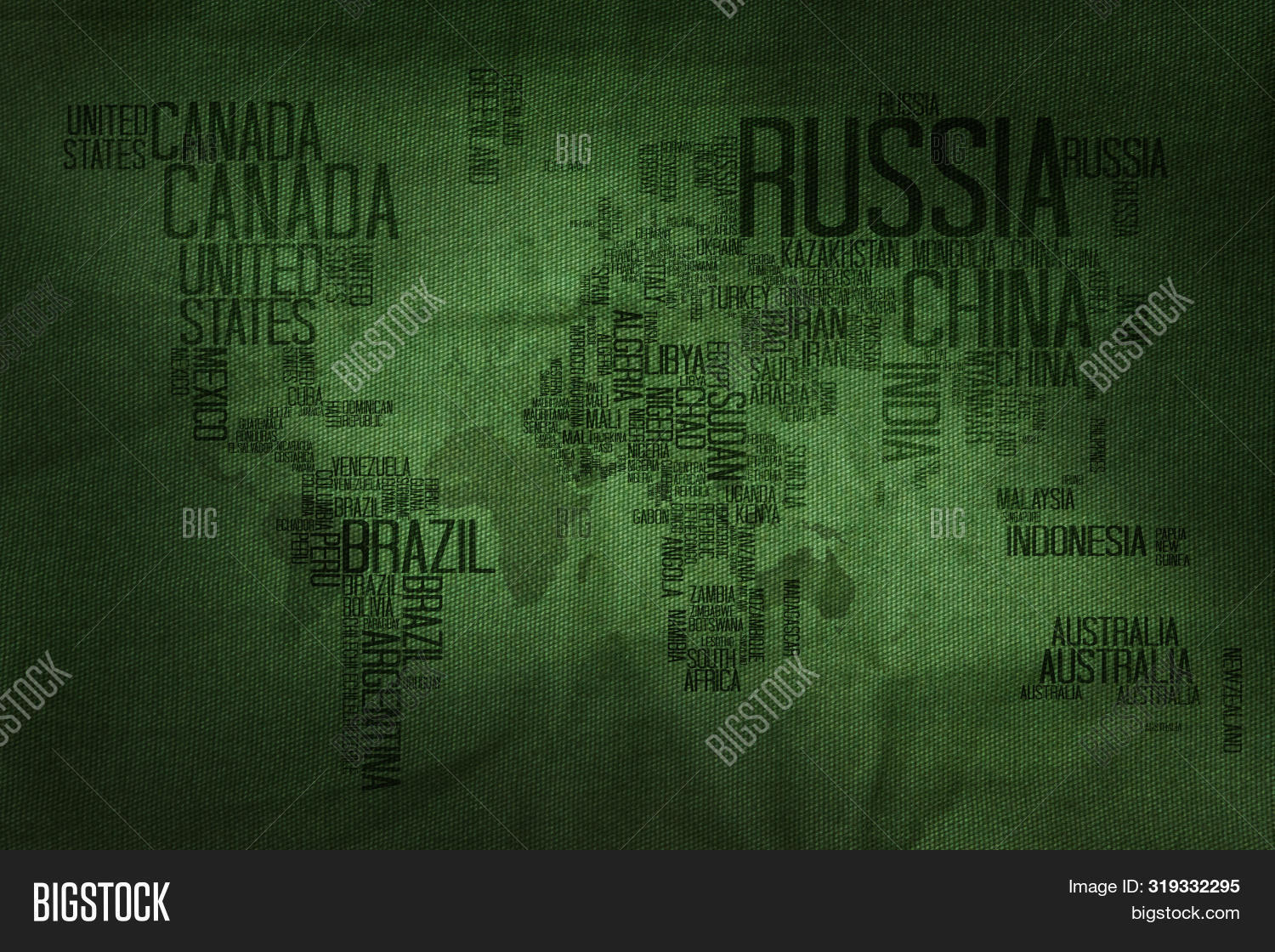 Countries Name Image & Photo (Free Trial) | Bigstock