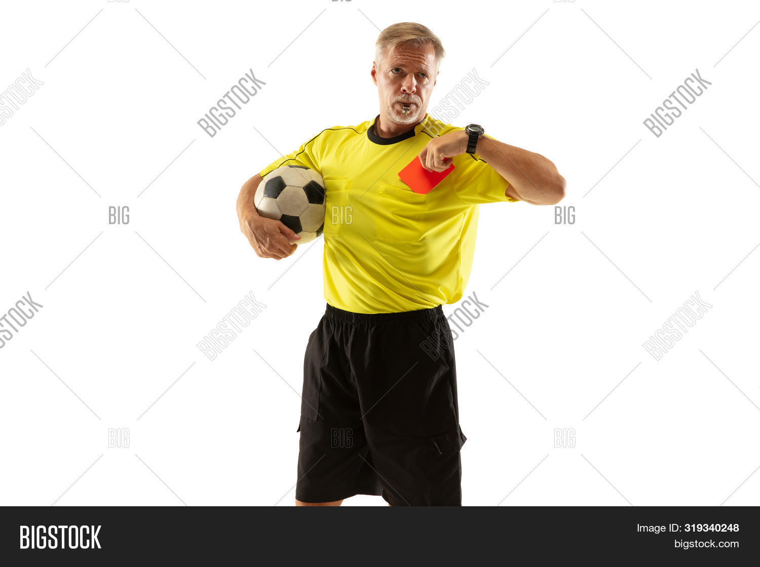 Referee Holding Ball Image & Photo (Free Trial) | Bigstock