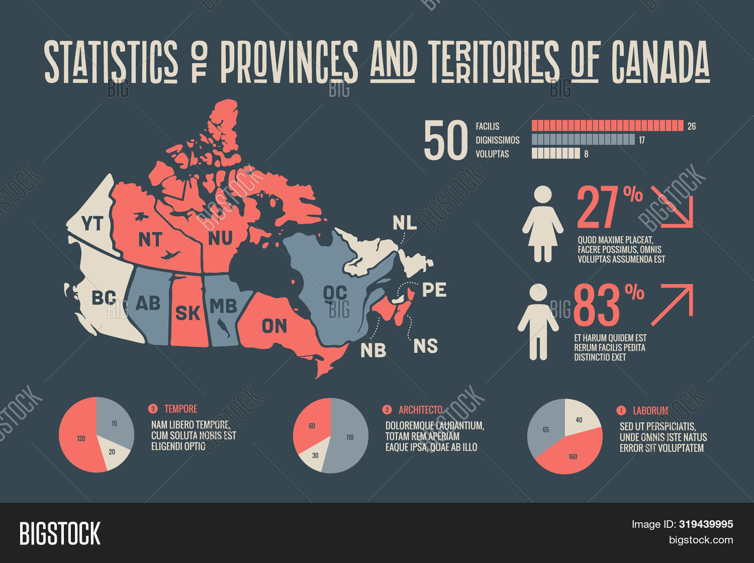 Map Canada. Poster Map Image & Photo (Free Trial) | Bigstock