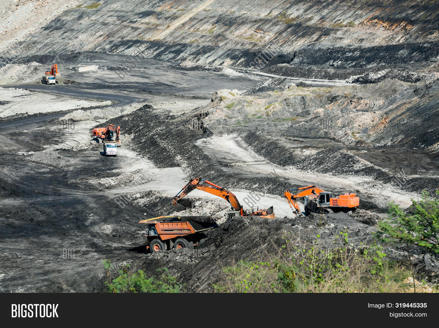 Mining Dump Trucks Image & Photo (Free Trial) | Bigstock