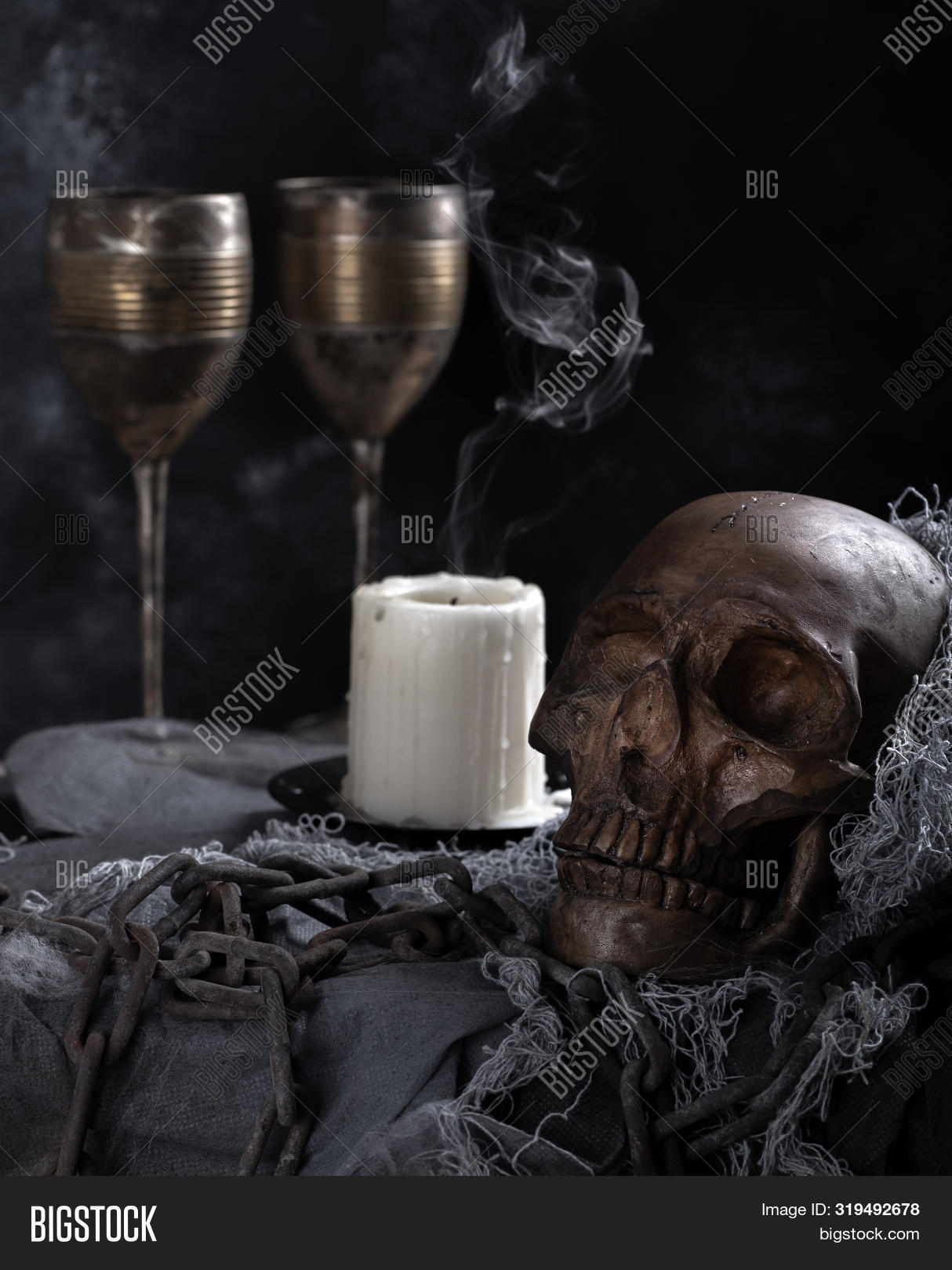 Scary Human Skull Image & Photo (Free Trial) | Bigstock
