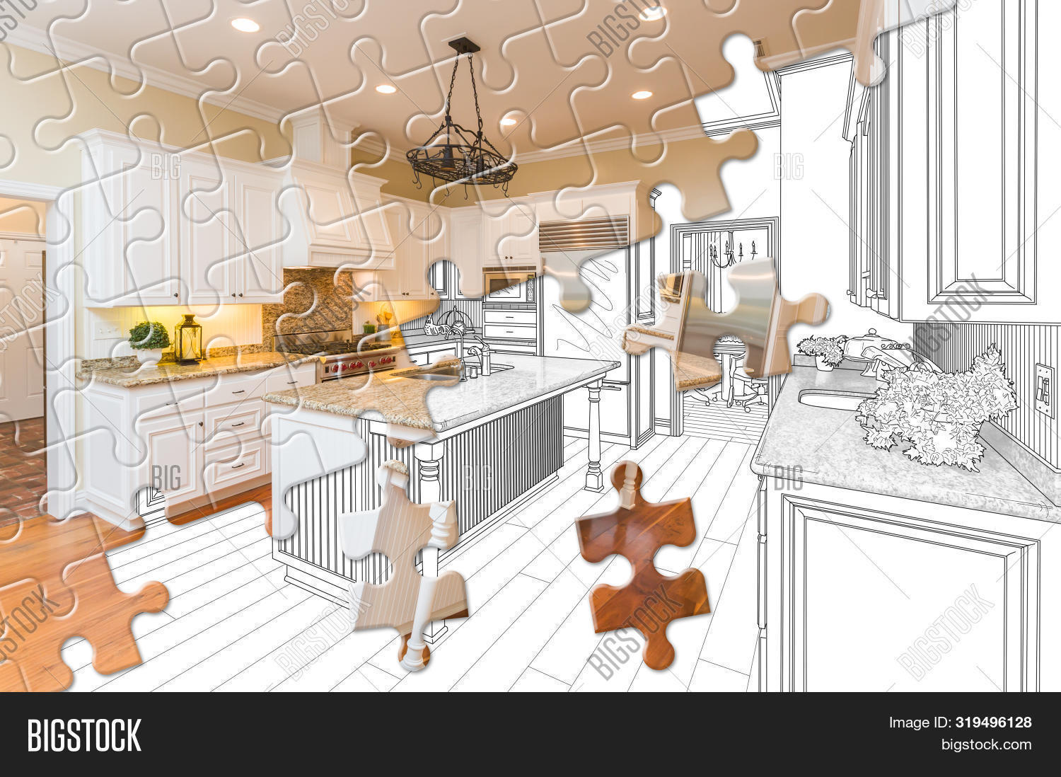 Puzzle Pieces Fitting Image & Photo (Free Trial) | Bigstock