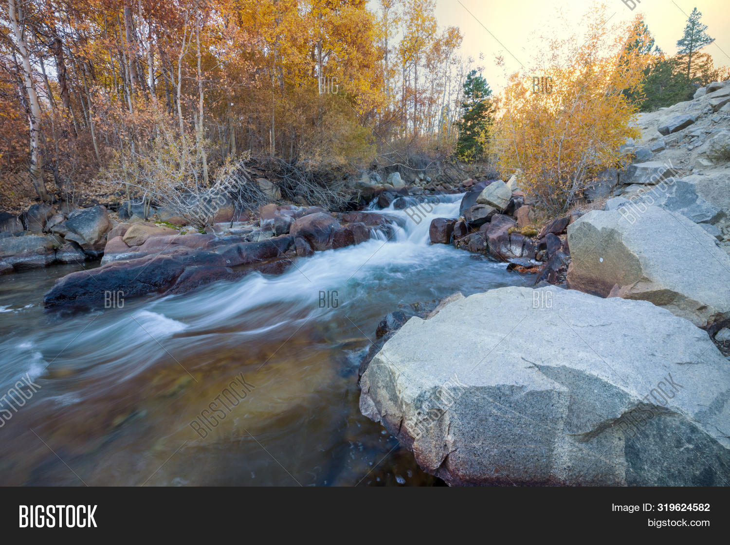 Mountains Creek Autumn Image & Photo (Free Trial) | Bigstock