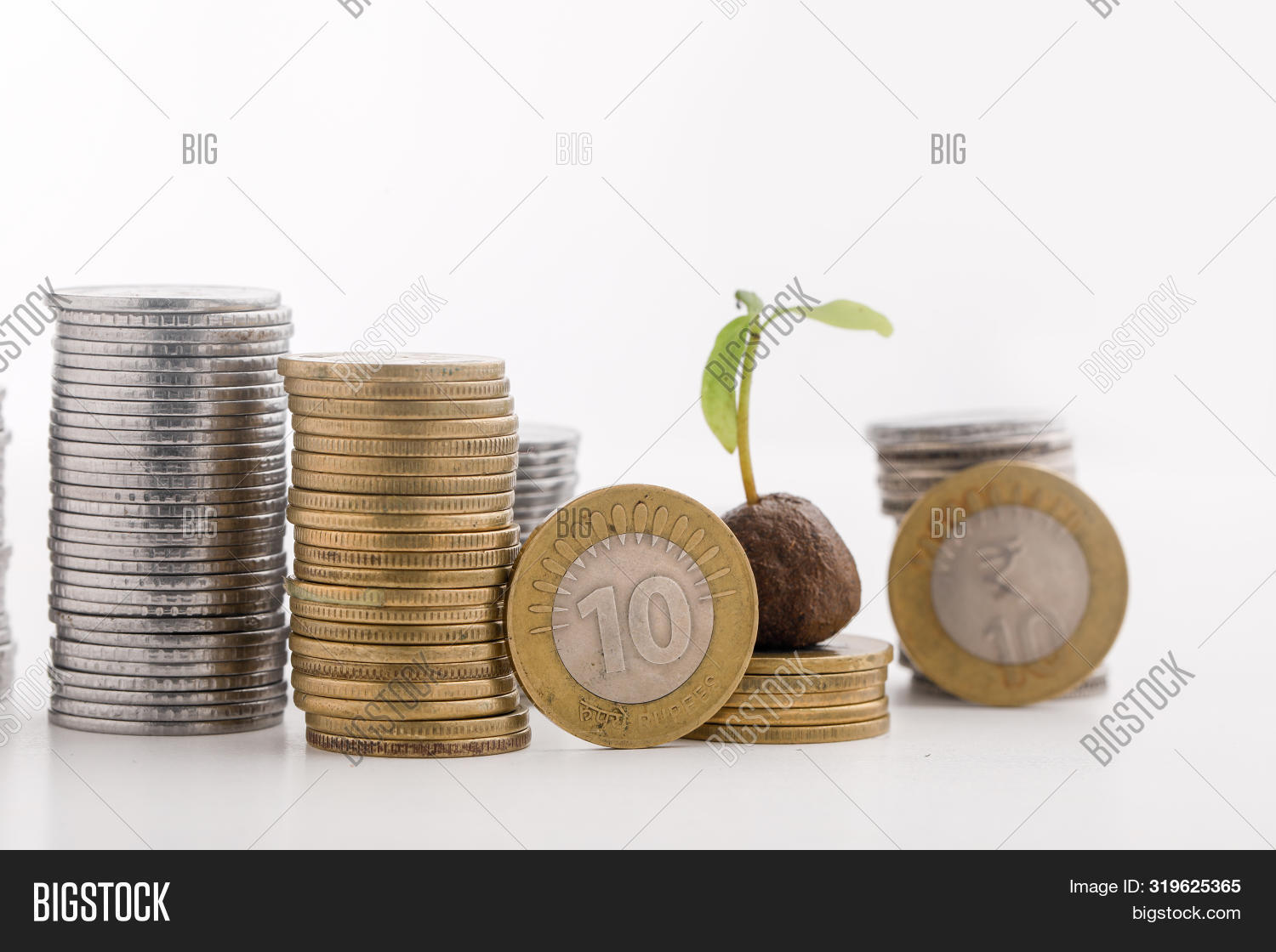 Stack Indian Currency Image & Photo (Free Trial) | Bigstock