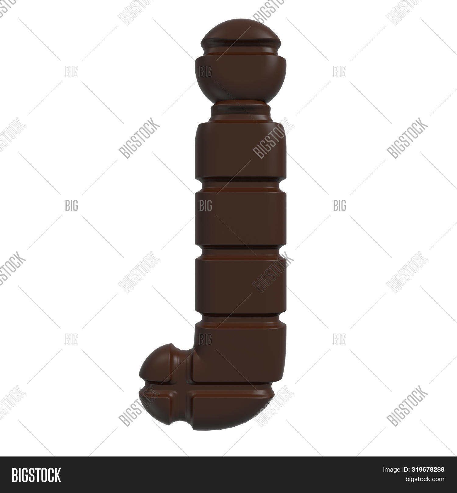 Chocolate Letter J - Image & Photo (Free Trial) | Bigstock